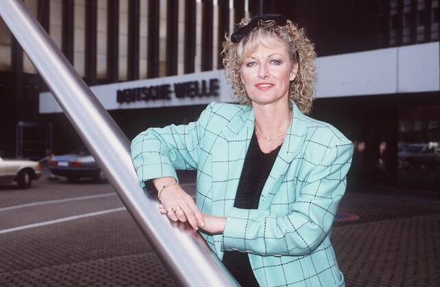 Doris Papperitz 12 94 am Frau Sport Journalismus Moderation TV SAT.1 ...