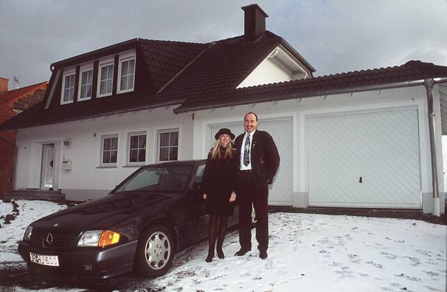 Bernd Bergmann mit Lebensgefährtin Birgit Börner 01 95 her Mann Flucht ...