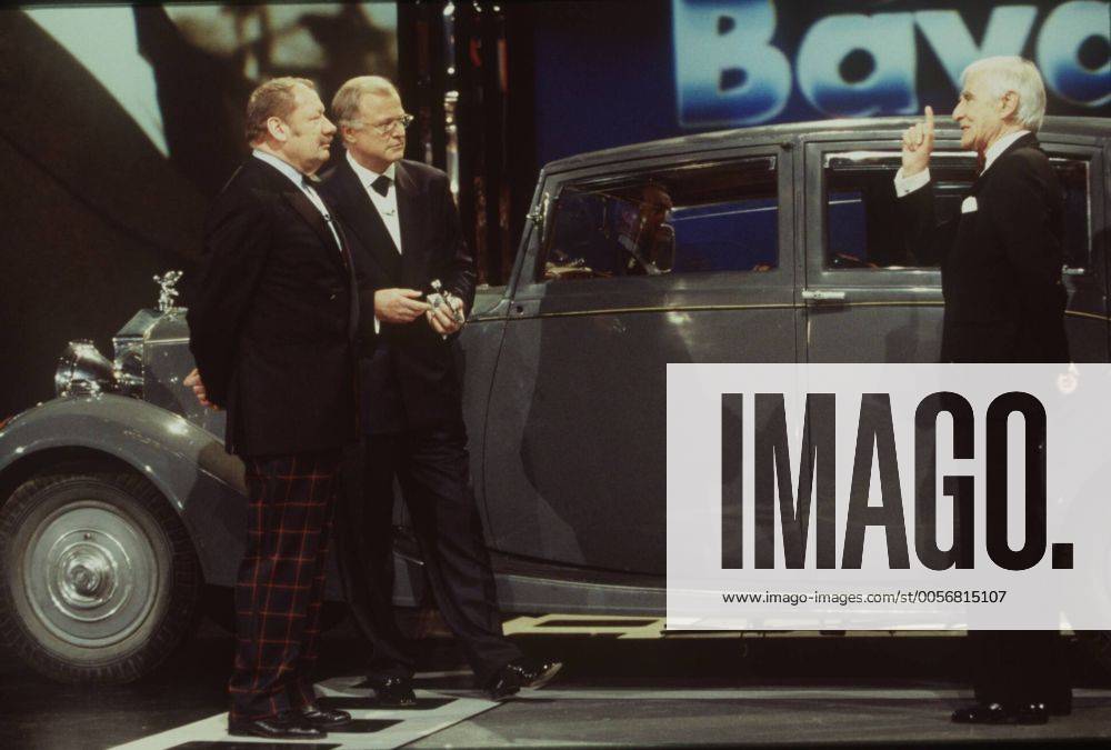 75 Jahre Bavaria v.li.: Wolfgang Völz, Gerhard Schmitt-Thiel und Lukas ...