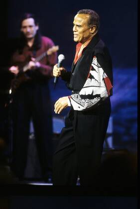 Harry Belafonte 10 95 kri Mann Musik Gesang dunkelhaarig dunkelhäutig ...