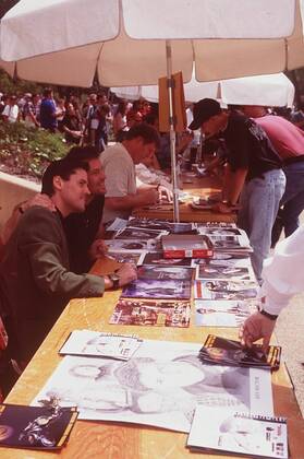 Jeff & Jerry Rector geben Autogramme 04 96 pp Raumschiff Enterprise ...