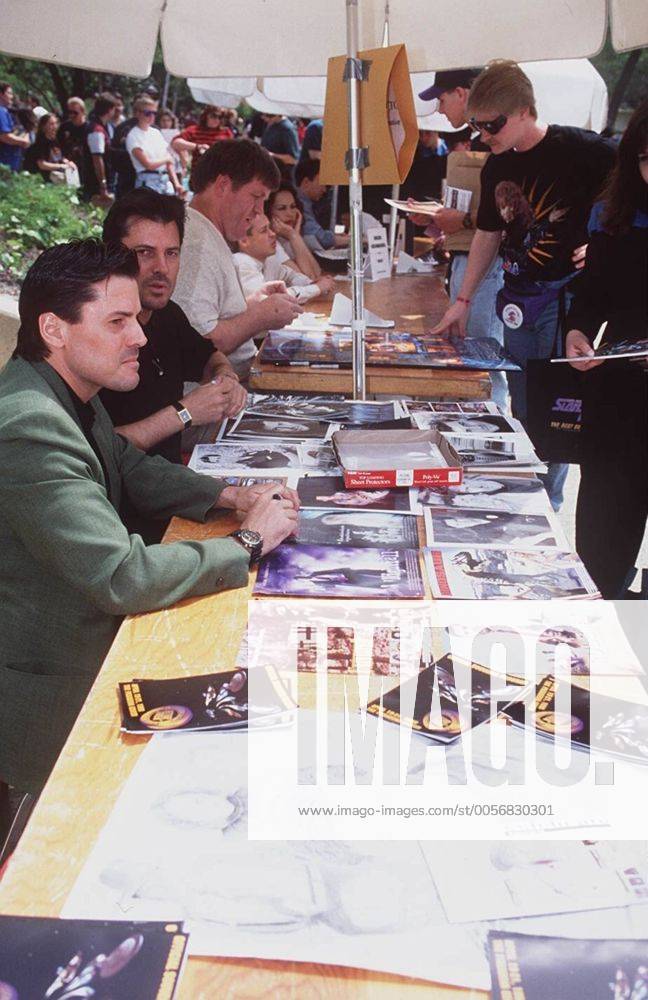 Jeff & Jerry Rector geben Autogramme 04 96 pp Raumschiff Enterprise ...