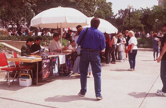 Jeff & Jerry Rector geben Autogramme 04 96 pp Raumschiff Enterprise ...