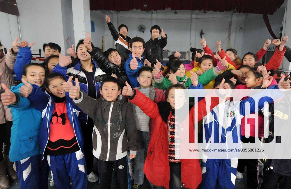 ZHENGZHOU, Jan. 11, 2012 Handicapped children pose in the Sunshine ...