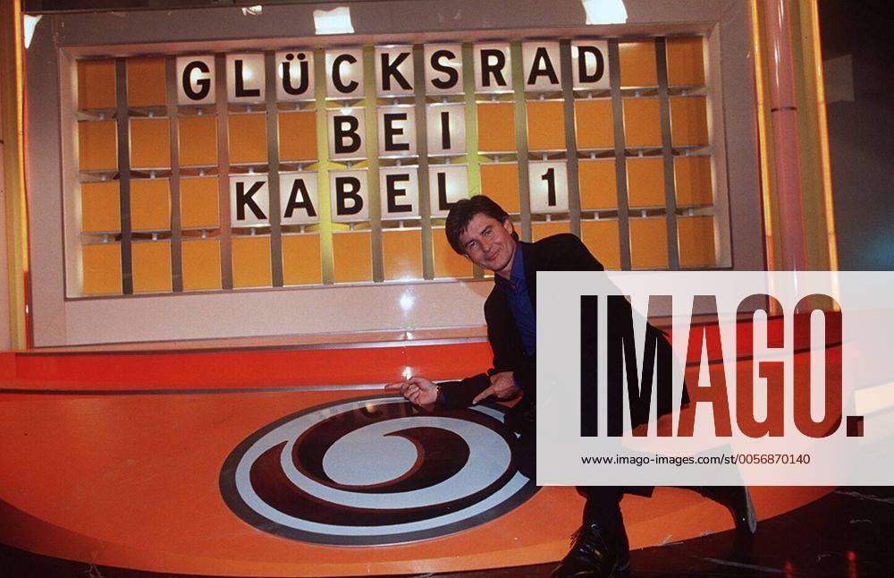 Frederic Meisner in Glücksrad 05 98 kri Mann Fernsehen TV Gameshow ...