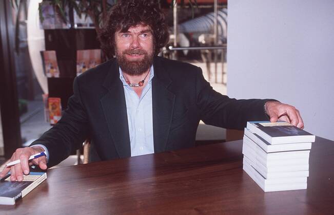 Reinhold Messner 04 99 pp Mann Bergsteigen Sport Autor Literatur Buch ...