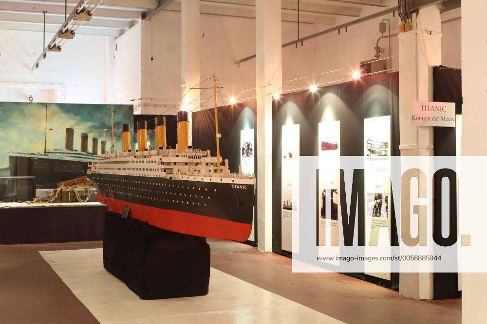 Blick auf ein Modell der Titanic im Maßstab 1:50 am Mittwoch im Technik ...