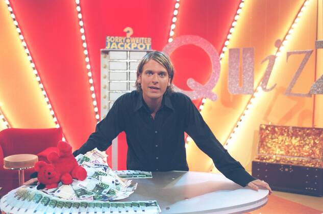 Robin Bade in Quizzo 08 04 gra Mann Moderator Moderation TV Fernsehen ...