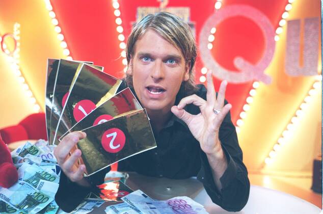 Robin Bade in Quizzo 08 04 gra Mann Moderator Moderation TV Fernsehen ...