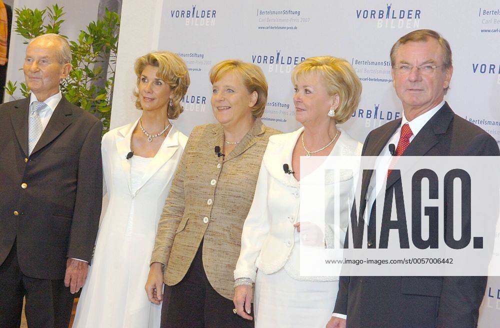 Carl-Bertelsmann-Preis 2007 09 07 wow Reinhard Mohn, Brigitte Mohn ...
