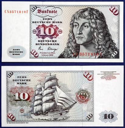 100 DM Schein von 1980 Serie 1962 Vorderseite und