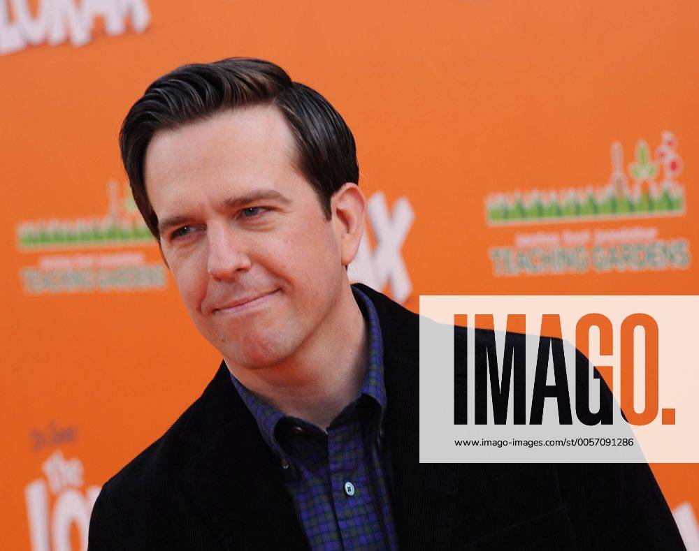Actor Ed Helms, the voice of Once-ler in the animated motion picture ...