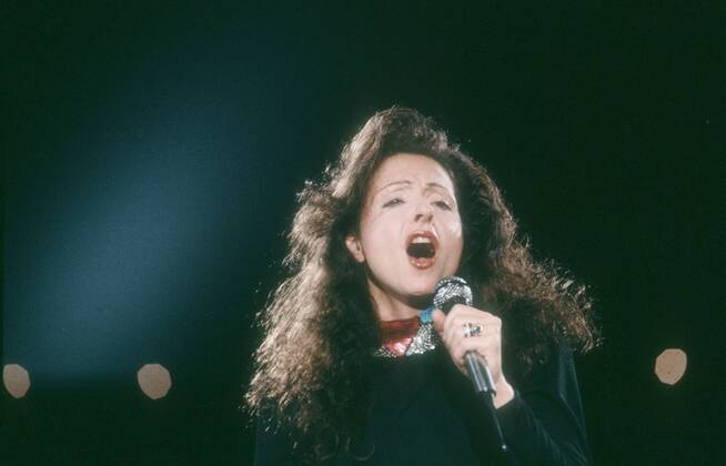 Vicky Leandros 05 88 hör Vicky Leandros im Mai 1988 in Mensch Meier ...