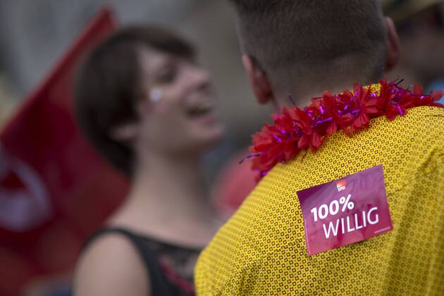 Christopher Street Day CSD in Berlin DEU, Deutschland, Germany, Berlin ...