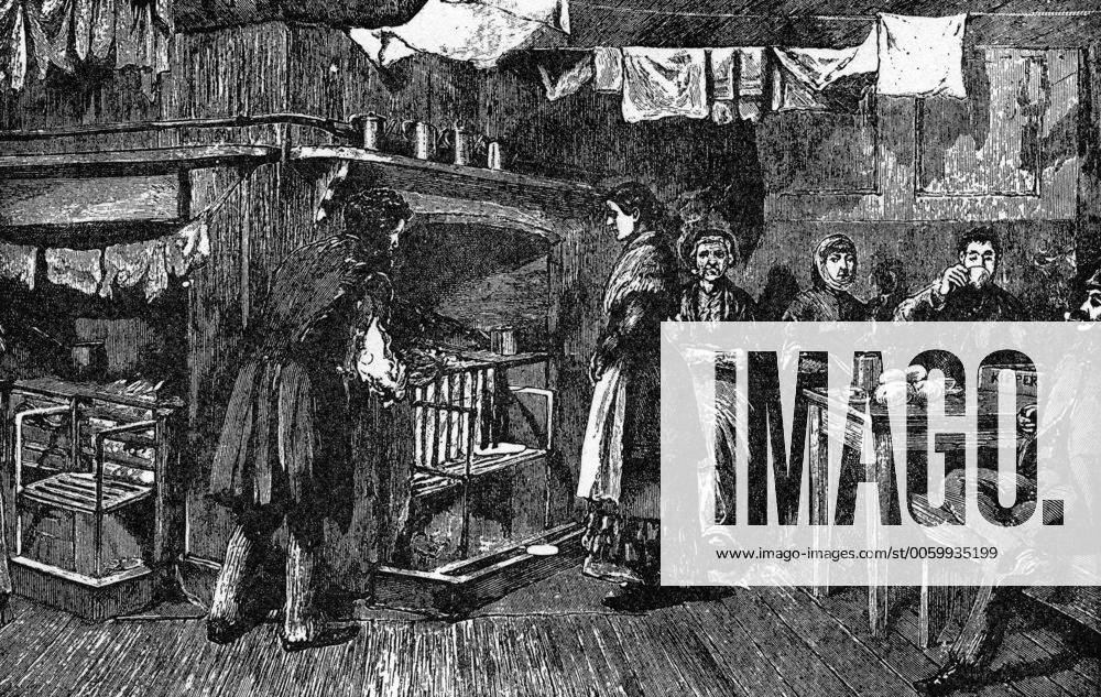 A Lodging House Kitchen The charge for a bed in this Spitalfields ...