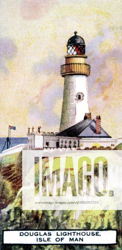 Douglas Lighthouse, Isle of Man Douglas Head has been marked by a light ...