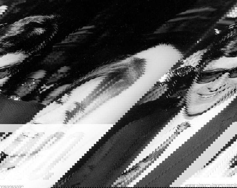 With smiles of happiness Paul Getty Jnr and his bride Talitha Pol pose ...