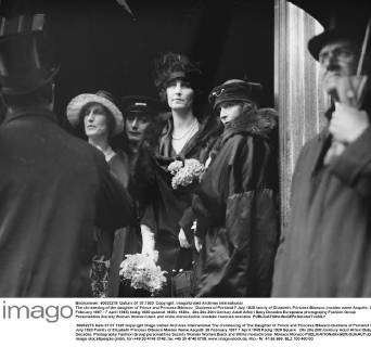 The christening of the daughter of Prince and Princess Bibesco, Duchess ...