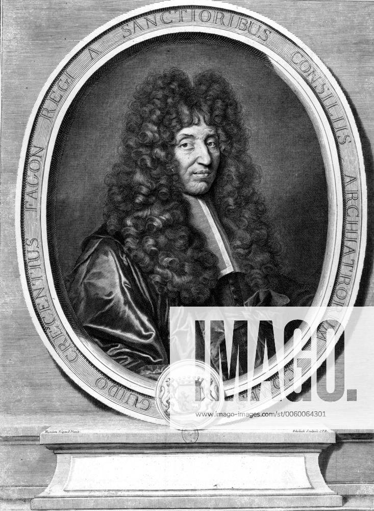 Guy-Crescent Fagon, one of the King s doctors. An engraving. UnitedArchives