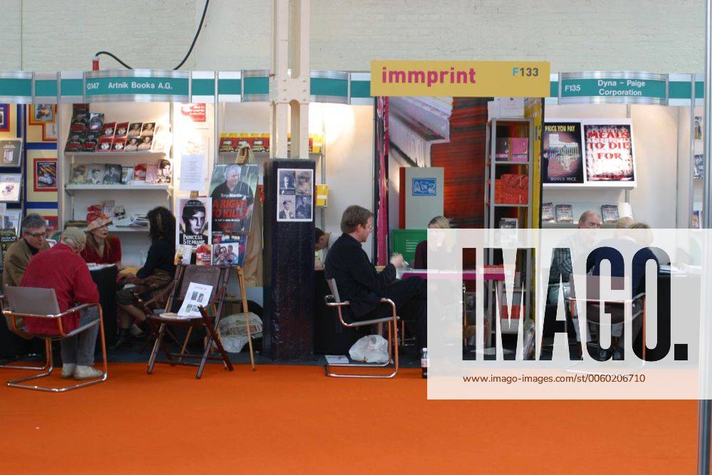 London Book Fair 14 - 16 March 2004 L-R: Artnik books, Immprint, Dyna ...