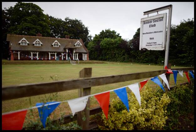 General View s of the village of Anmer, Norfolk. Anmer Hall has be ...