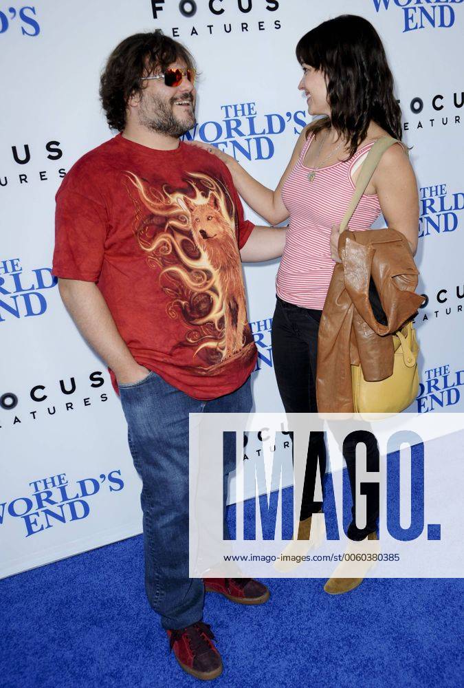 Jack Black & wife Tanya Haden THE WORLD S END FILM PREMIERE Hollywood ...