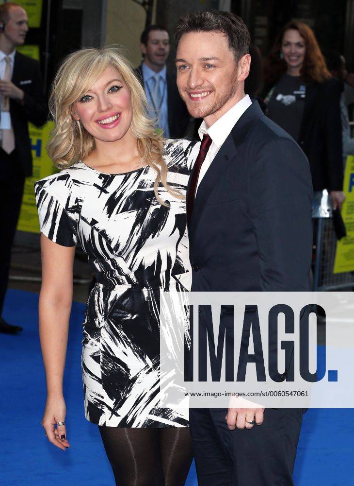 James McAvoy and his sister Joy McAvoy arriving at the Filth premiere ...