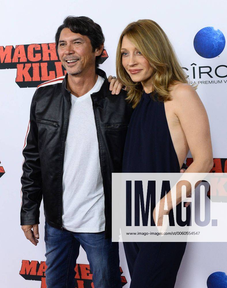 Actor Lou Diamond Phillips and his wife Yvonne Boismiers attend the ...