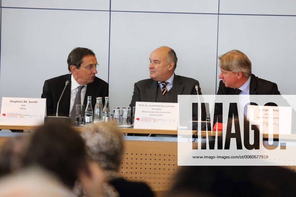 STEPHEN M. SMITH, PROF.DR. GOTTFRIED HONNEFELDER, JÜRGEN BOOS ...