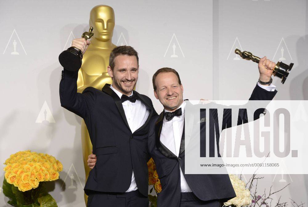 Anders Walter and Kim Magnusson, winners of the best live action short ...