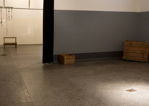 Execution room called Coffin Room with at least 70 years old duct ...