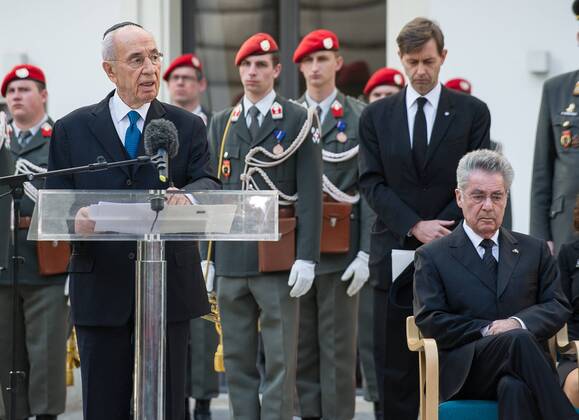 30.03.2014, Innere Stadt, Wien, AUT, Staatsbesuch, Kranzniederlegung am ...