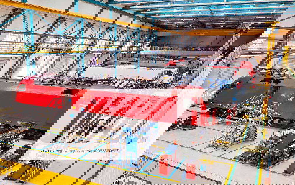 Siemens Lokomotivenwerk in München-Allach (Siemens Mobility Division ...