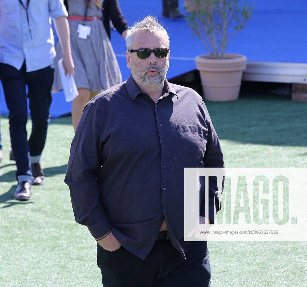 Luc Besson arrives at a photo call for the film The Homesman during the ...