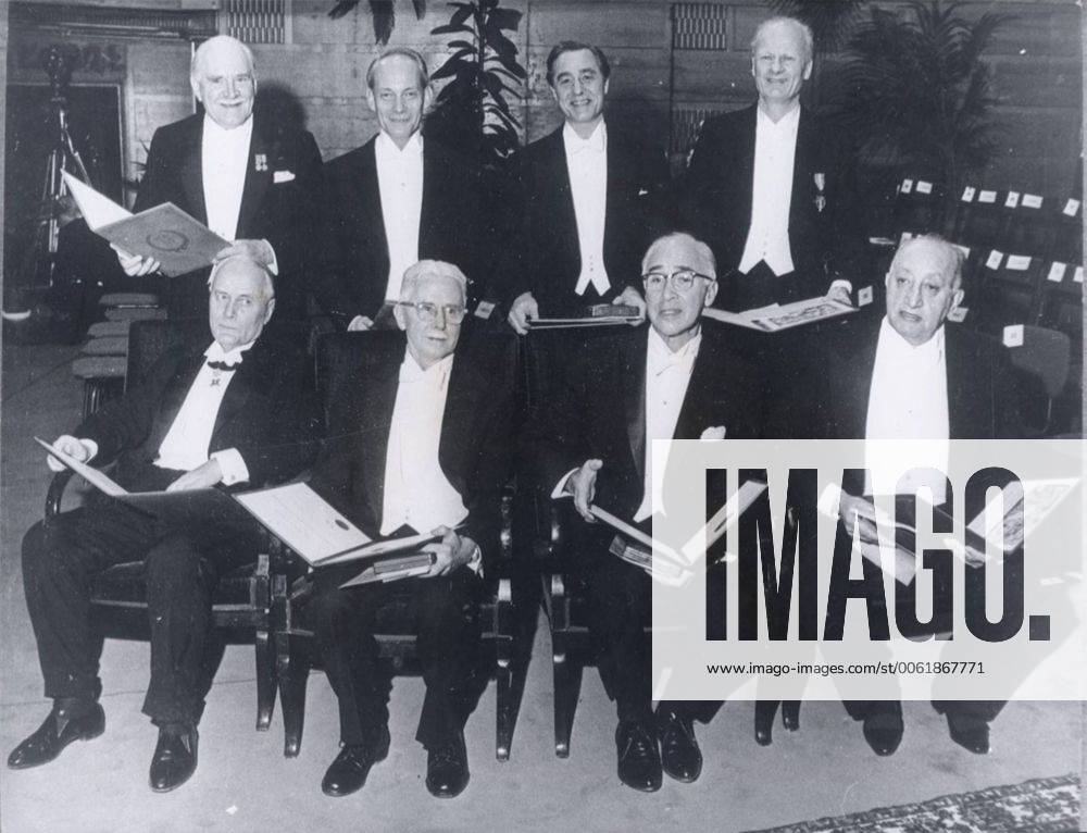 Dec 12, 1967 - Stockholm, Sweden - Prof. RAGNAR GRANIT; Prof. HALDAN ...