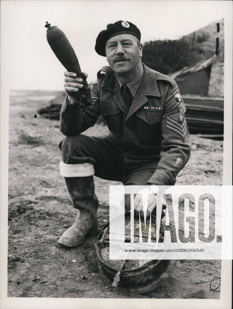 Apr. 04, 1953 - High power water jets used to clear war time. Anti ...