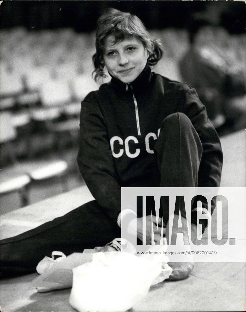 Soviet Gymnasts prepare for their appearance at Earls Court this ...