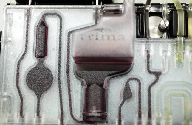 The Trima Accel automated blood collection system helps optimize blood ...