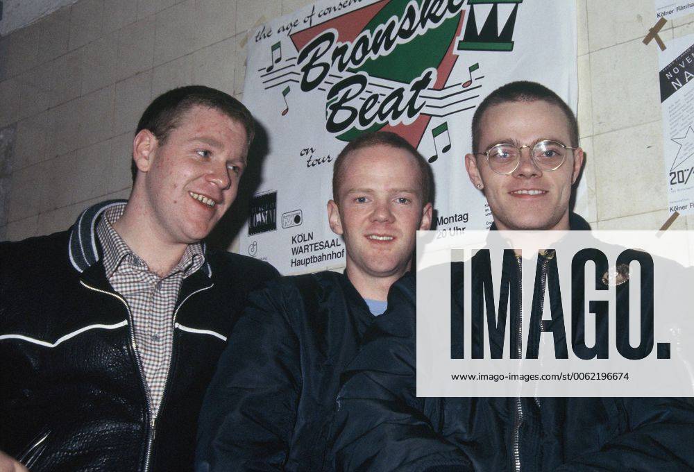 Die britische Band Bronski Beat, bestehend aus Steve Bronski, Larry ...