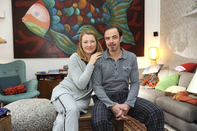 V.li:Katja Studt mit Felix EITNER, Das Erste Küsse und Karriere ...