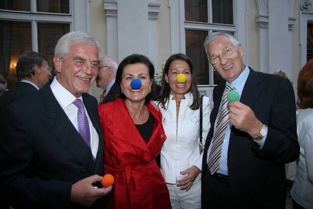 Wien 13 06 2005 - Clini Clowns im Palais Ferstel - Klaus LIEBSCHER mit ...