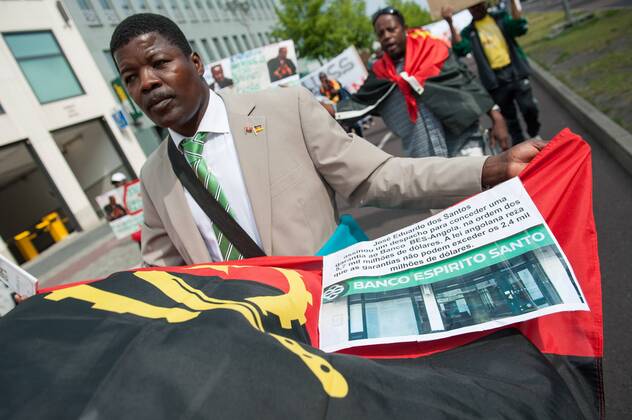 Berlin Politik Demonstration angolanischer Vertragsarbeiter ...