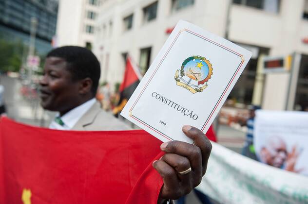 Berlin Politik Demonstration angolanischer Vertragsarbeiter ...