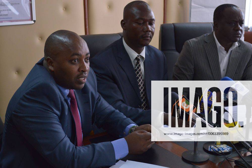 NAIROBI, Samuel Maina, Vice Chairman Kenya Editors Guild, Peter Wakoli ...