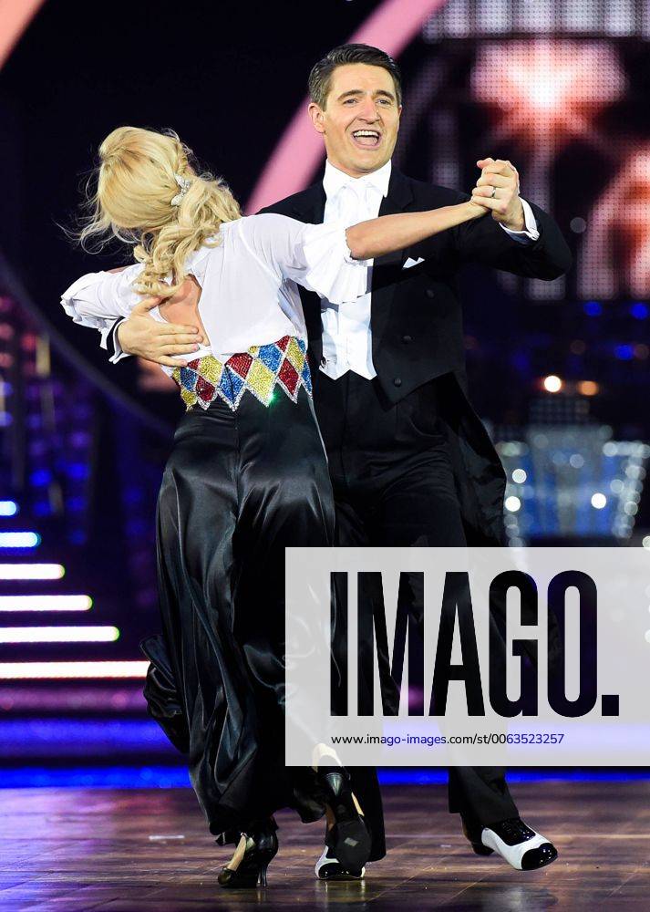 English actor and panellist Tom Chambers and Danish dancer Camilla ...