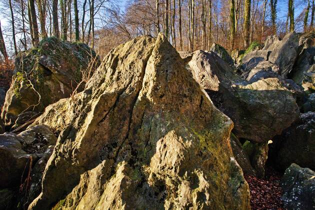Felsenmeer Hemer, Germany, North Rhine Westphalia, Sauerland, Hemer Sea ...
