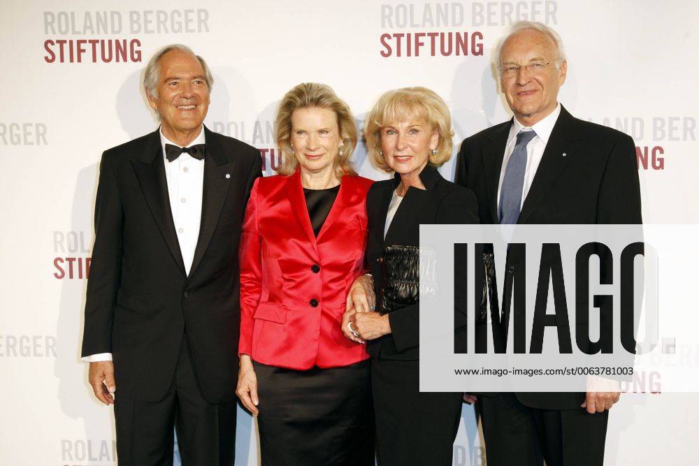 RolandBerger - Awards - Berlin Roland with Karin Berger, Edmund Stoiber ...