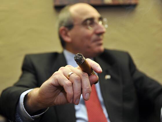 René Juan Mujica Cantelar, kubanischer Botschafter, bei der Eröffnung ...