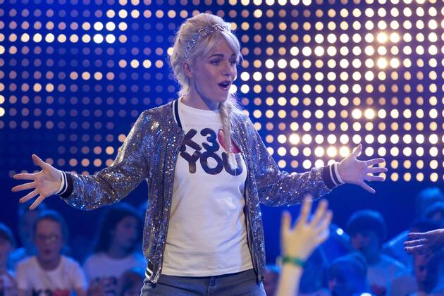 - SCHELLE, BELGIUM: Josje Huisman of K3 performs during a press moment ...