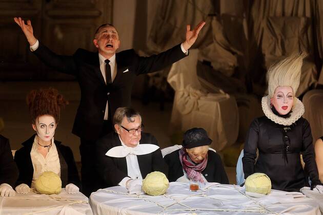 MOSCOW, RUSSIA. Actress Alisa Freindlich as Alisa performs in a scene ...